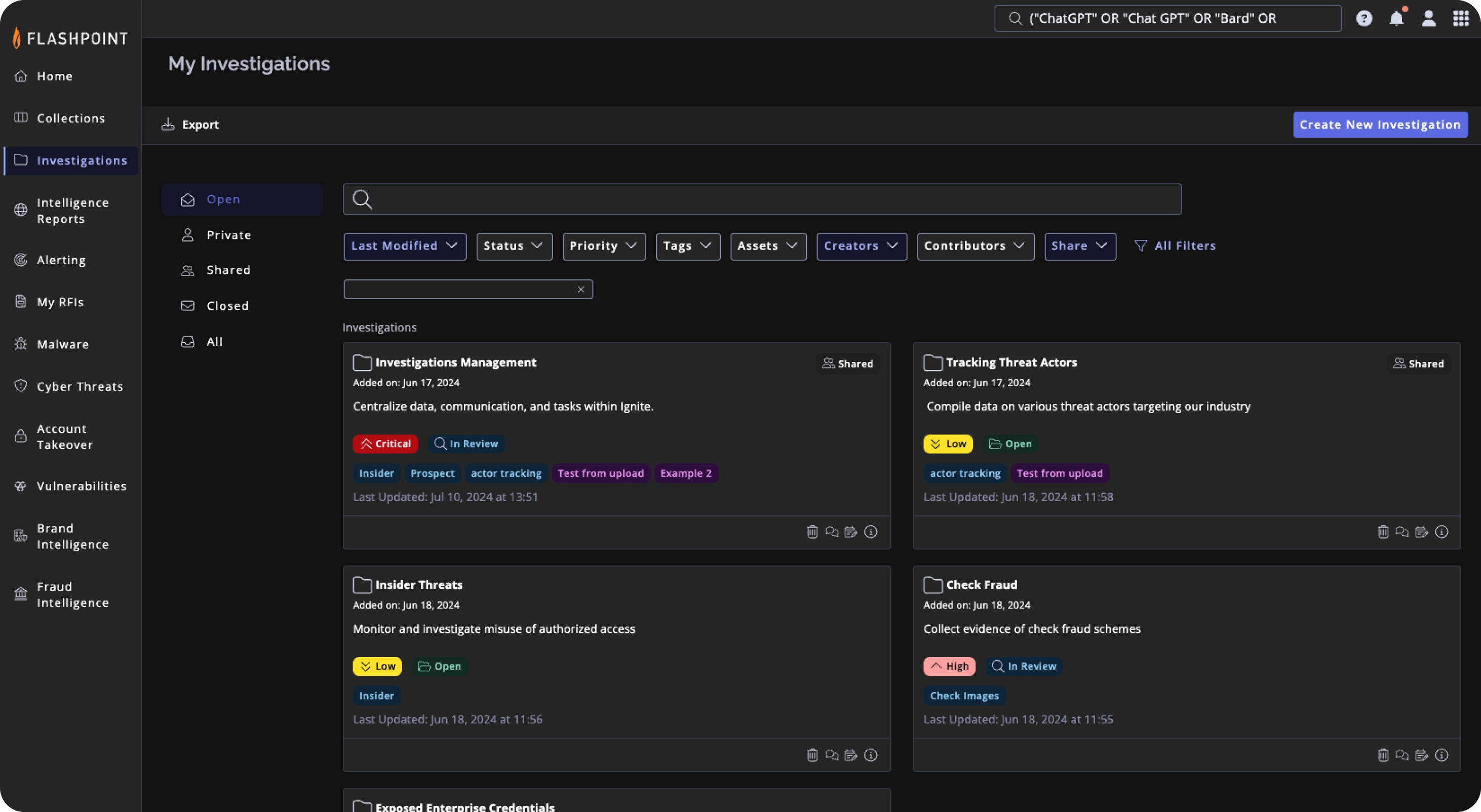 Flashpoint Ignite Platform