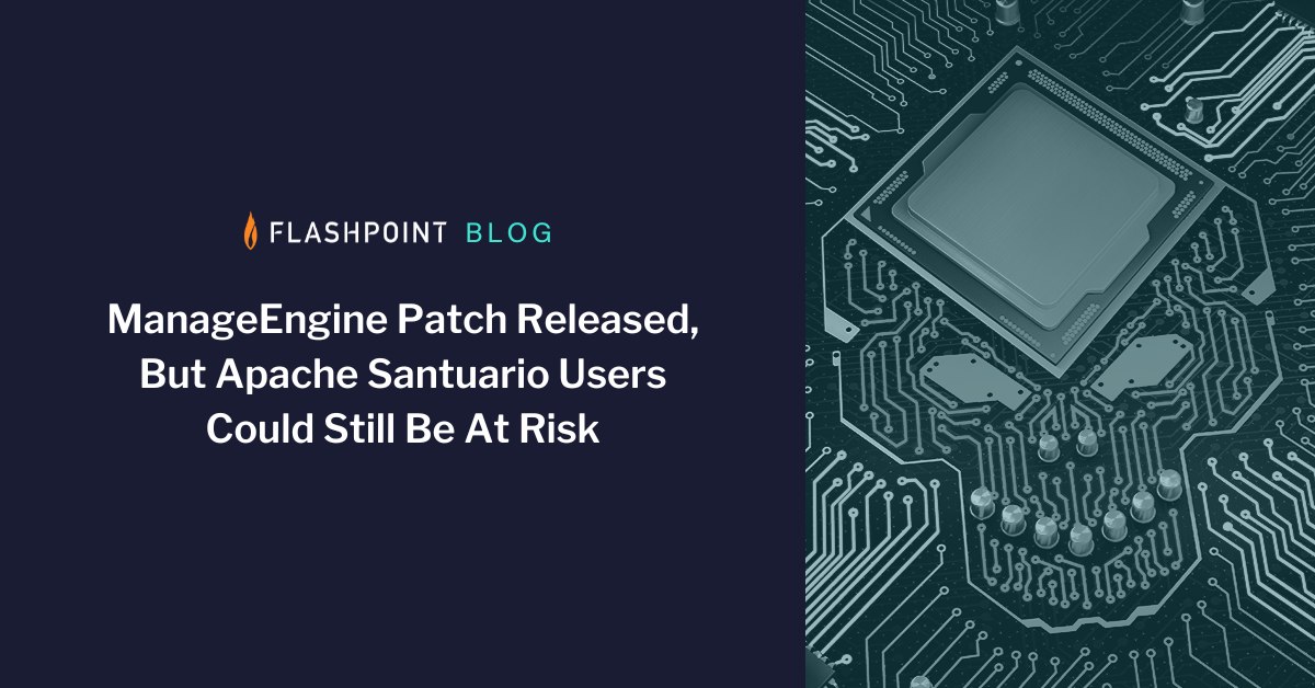 ManageEngine Patch Released, But Apache Santuario Users Could Still Be ...