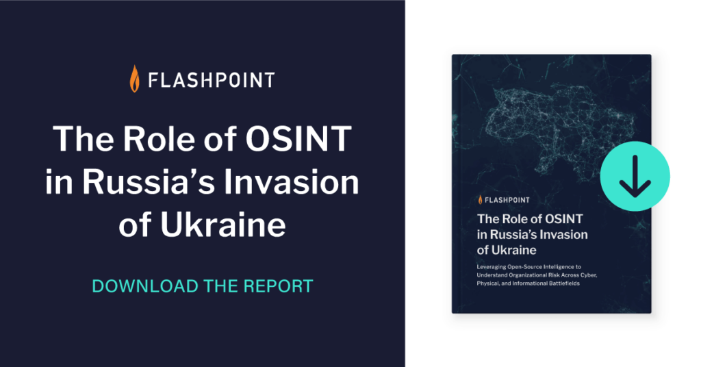 Open Source Intelligence (OSINT) 101 | Flashpoint