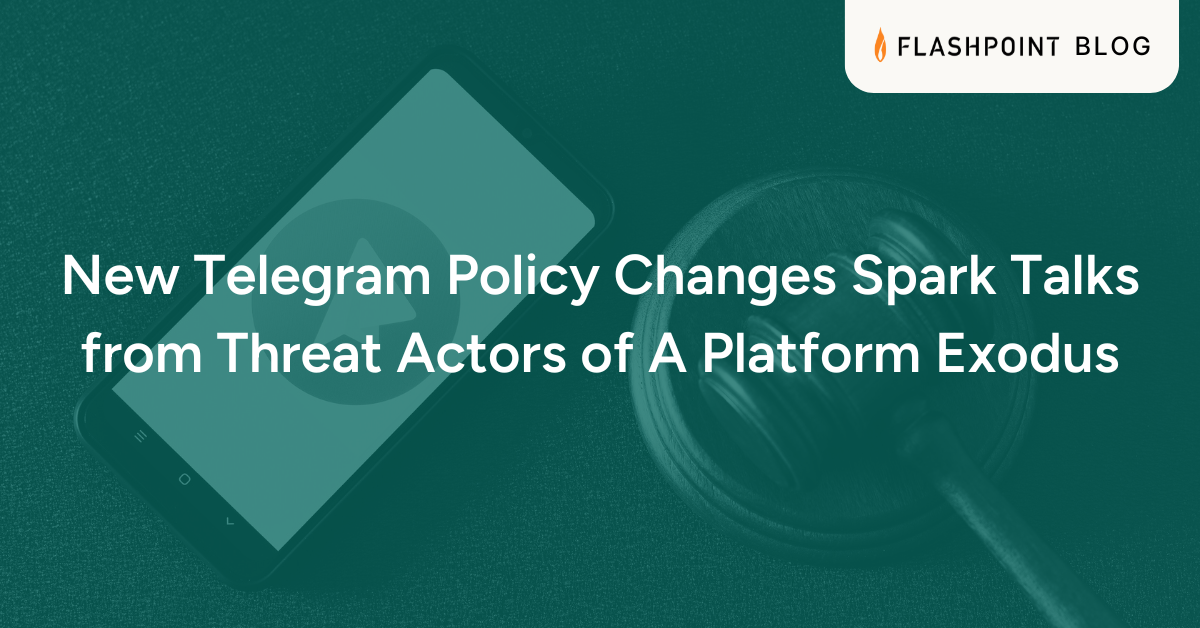 New Telegram Policy Changes Spark Talks from Threat Actors of a ...