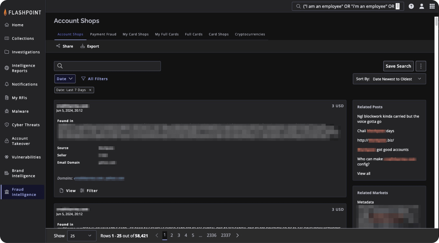 Flashpoint | Cyber Threat Intelligence Platform
